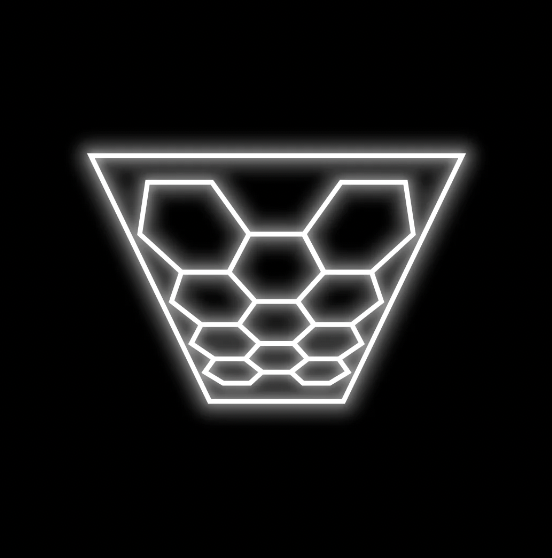 Hexagon Lighting 11 Grid System (with border) - Regular – Connect Flooring